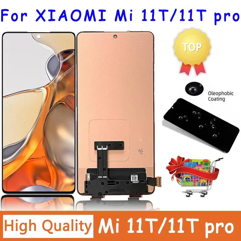 Jual Original For Xiaomi 11T 11T Pro LCD Display Screen Touch Panel ...