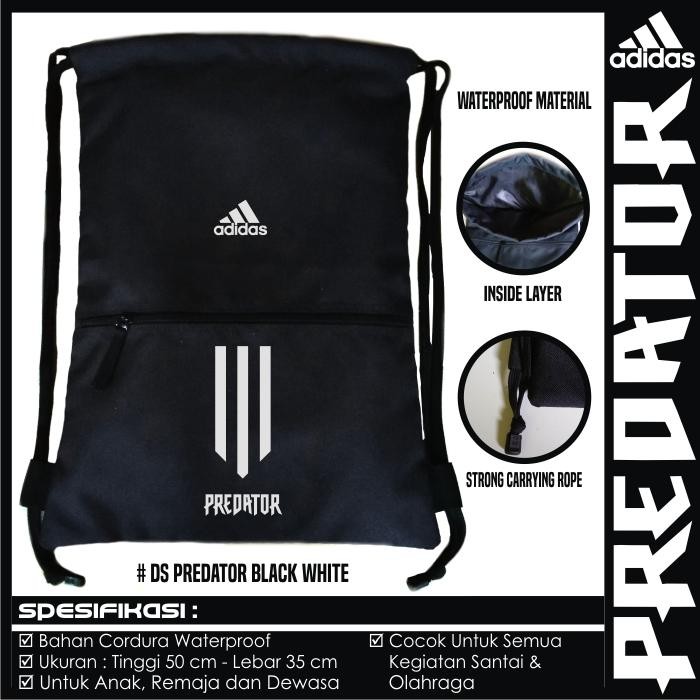 Jual Pilihan- Tas Serut Drawstring Gymsack Drawstring Adidas Predator ...
