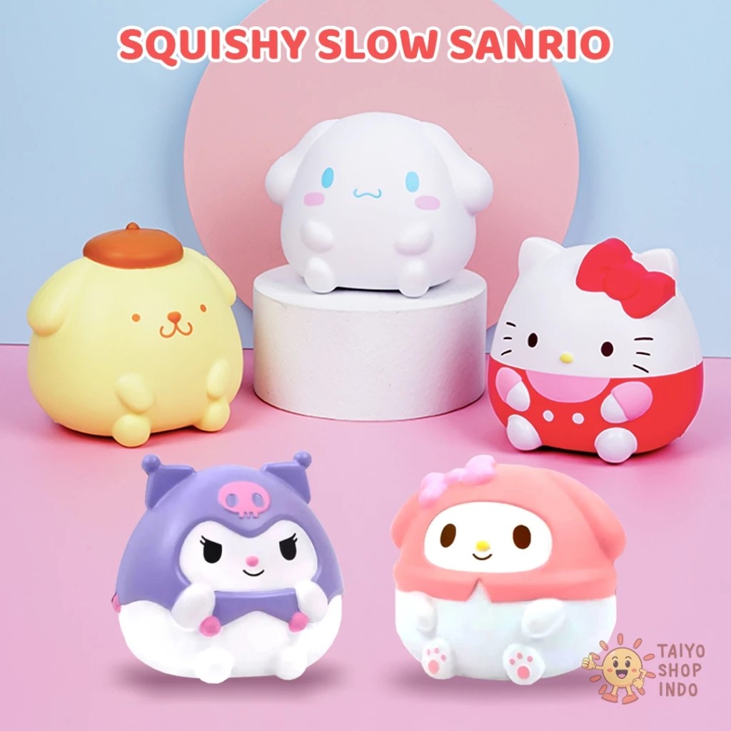 Jual TAIYO Squishy Slow Kuromi Sanrio Karakter Squisi Pencet ...