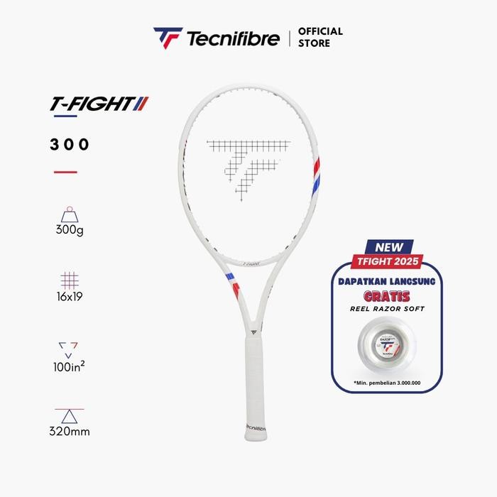 Jual Tecnifibre Tennis Racket TFIGHT 300 G2 V2 2025 Raket Tenis ...