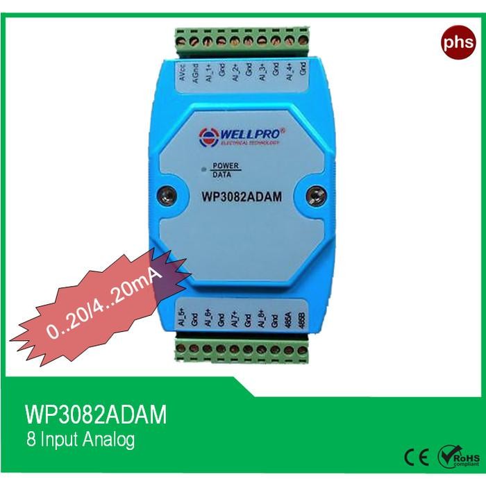 Jual Remote IO Data Acquisition Module Modbus RTU - WP3082ADAM-8AI BEST ...