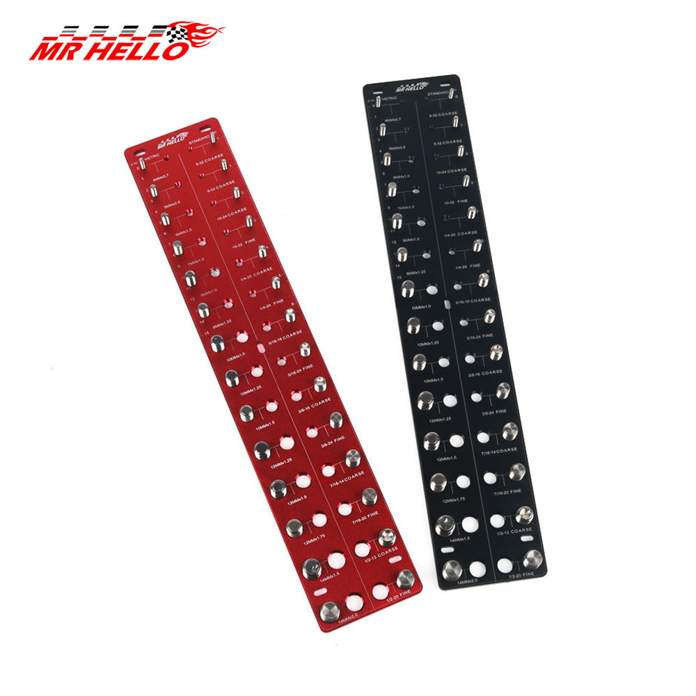 Jual PROMO 28 Precise Thread Identification Gauge Nut And Bolt Thread ...
