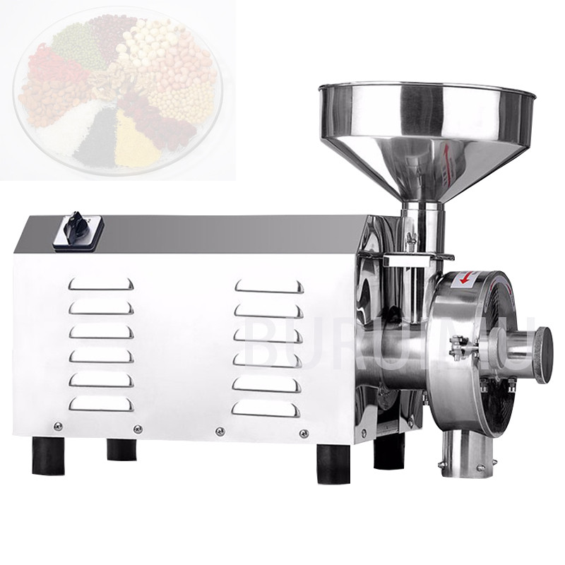 Jual Electric Grain Mill Grinder Stainless Steel Pulverizer Powder ...