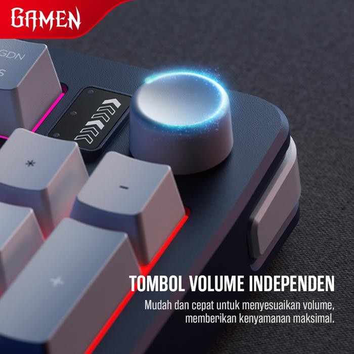 Jual GAMEN Keyboard Membrane Feel Mengetik Seperti Keyboard Mechanical ...