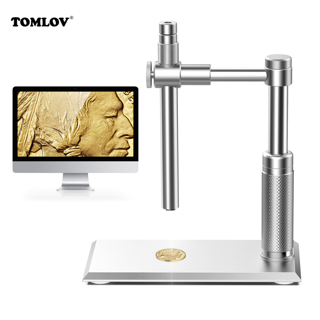 Jual TOMLOV Digital USB Microscope 500X Photo/Video Inspection Endscope ...