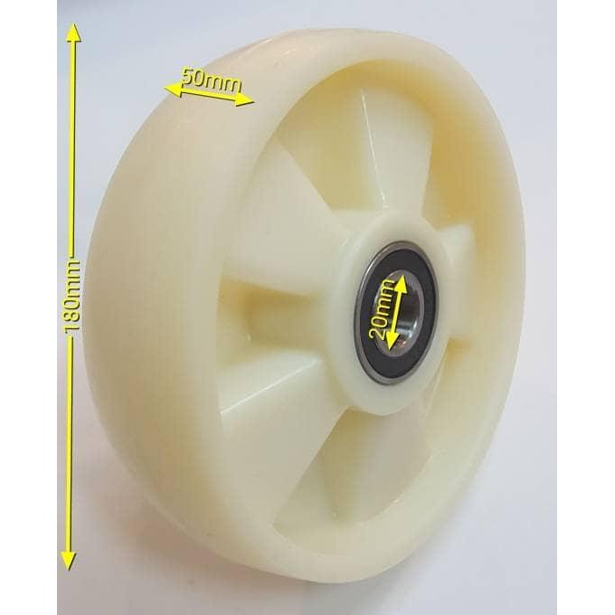 Jual Roda Hand Pallet Nilon 180 x 50 mm, | Shopee Indonesia