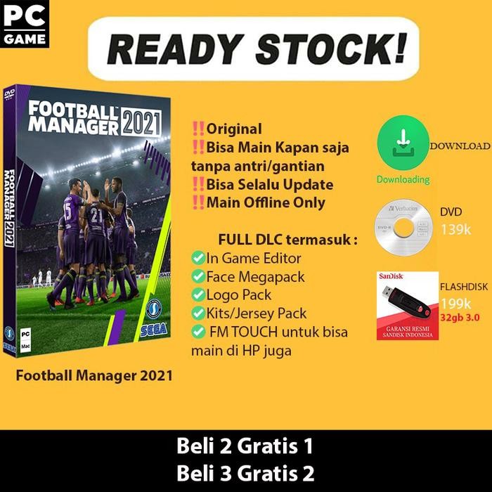 Jual Pilihan- Football Manager 2021 Pc Original / Fm21 Pc With Megapack ...