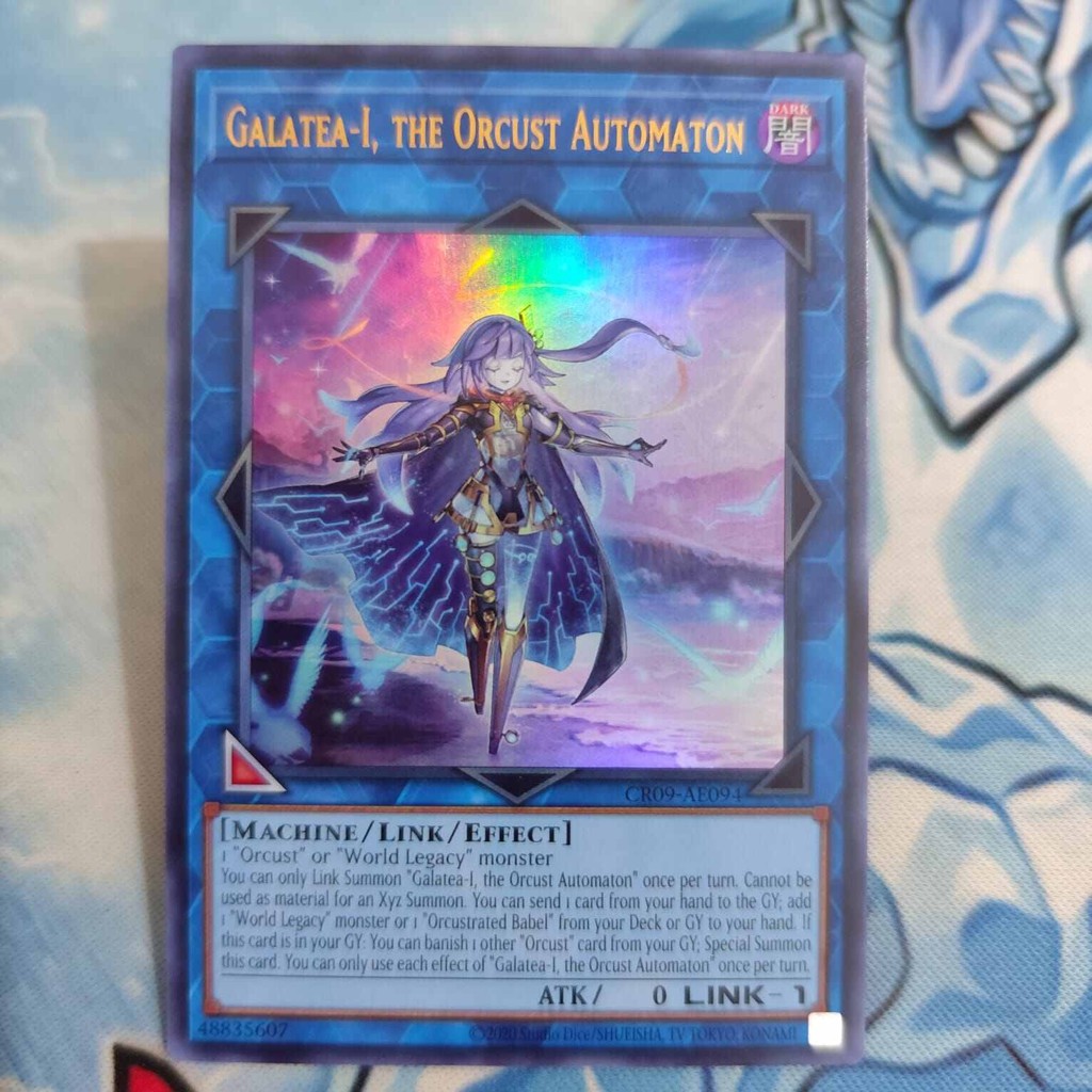 Jual yugioh AE galatea I the orcust automaton CR09-AE094 UR original ...