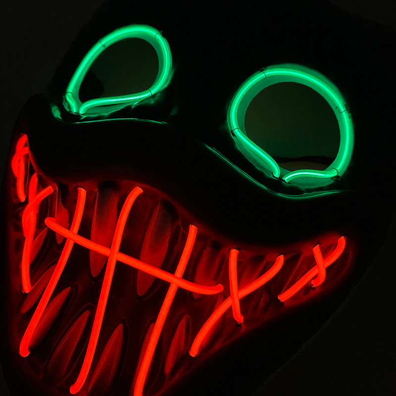 Jual Luminescent Creepy Mask Scary Halloween Masquerad Nightclub Show ...