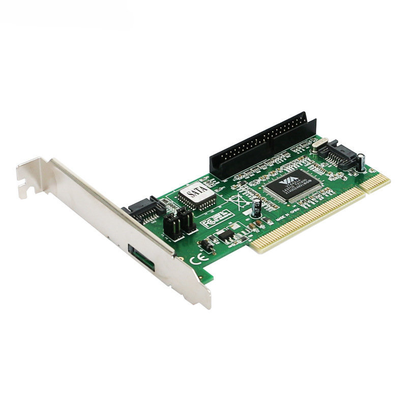 Jual PCI to 3 Ports SATA + IDE Combo Controller Card Adapter Converter ...