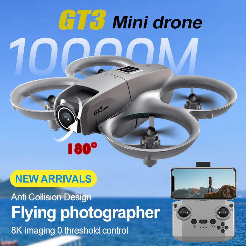 Jual TERBAIK Mini GT3 Drone Intelligent Obstacle Avoidance 8K 180 ...