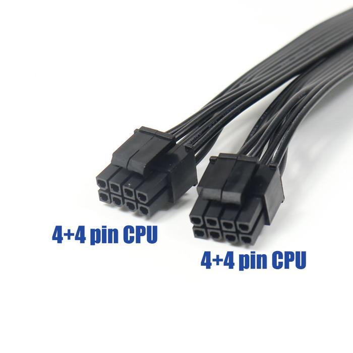 Jual Kabel Cpu 8 Pin Splitter Dual 8 Pin (4+4) Power Cable Psu ...