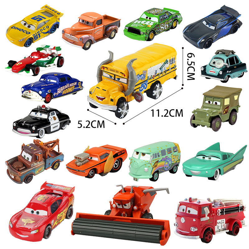 Jual Pixar Cars 2 3 Lightning Mcqueen Div Fritte Frank Mater Chick ...