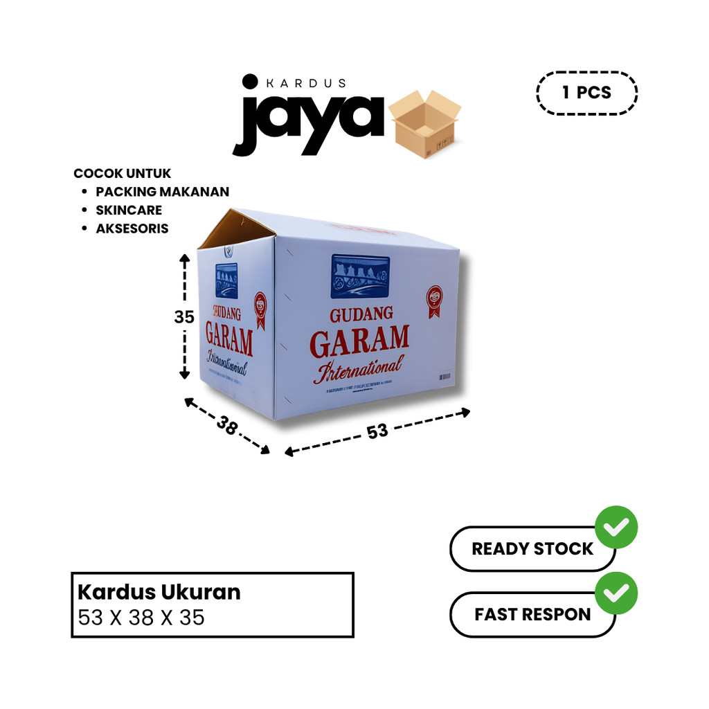 Jual Kardus Bekas Gudang Garam Filter | Cocok untuk Packing Barang ...