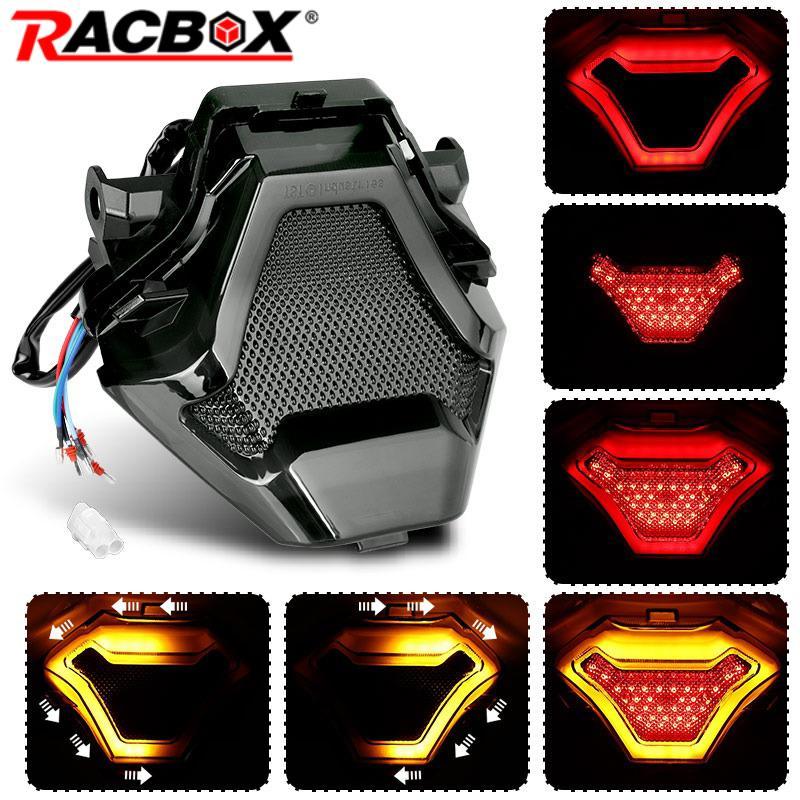 Jual Motorcycle Led Taillight Moto Brake Tail Light Rear Turn Signal ...