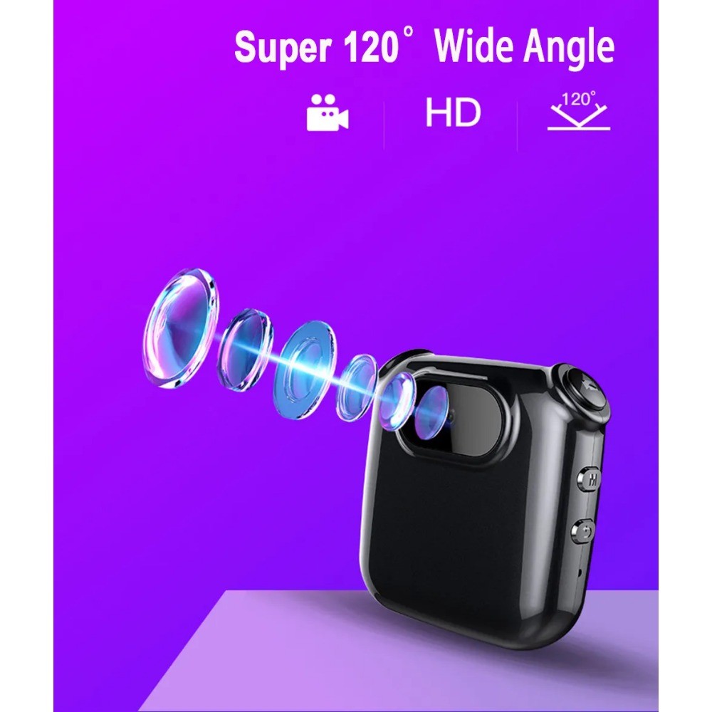 Jual Portable Clip Necklace Mini Camera Audio Video Voice Photo ...