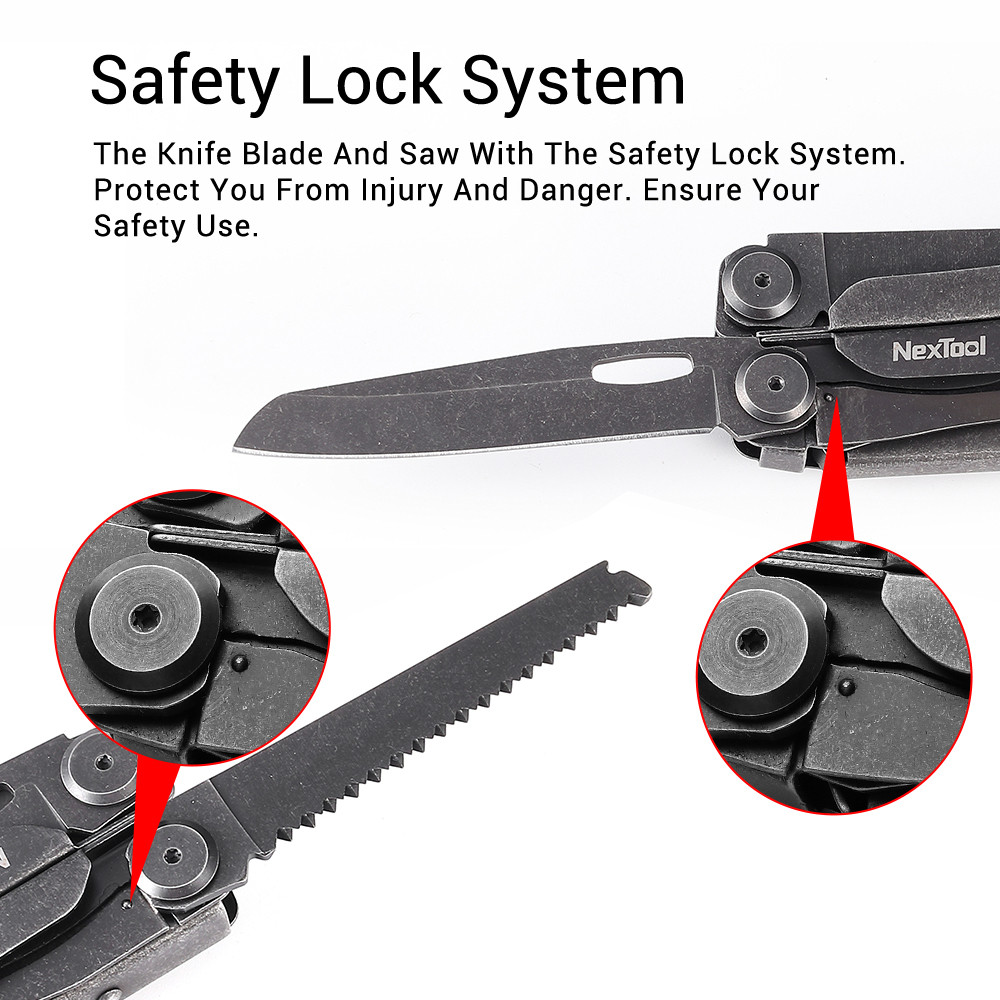 Jual NexTool New Hand Tools Flagship Pro 16 in 1 Multi-tool edc Outdoor | Shopee Indonesia