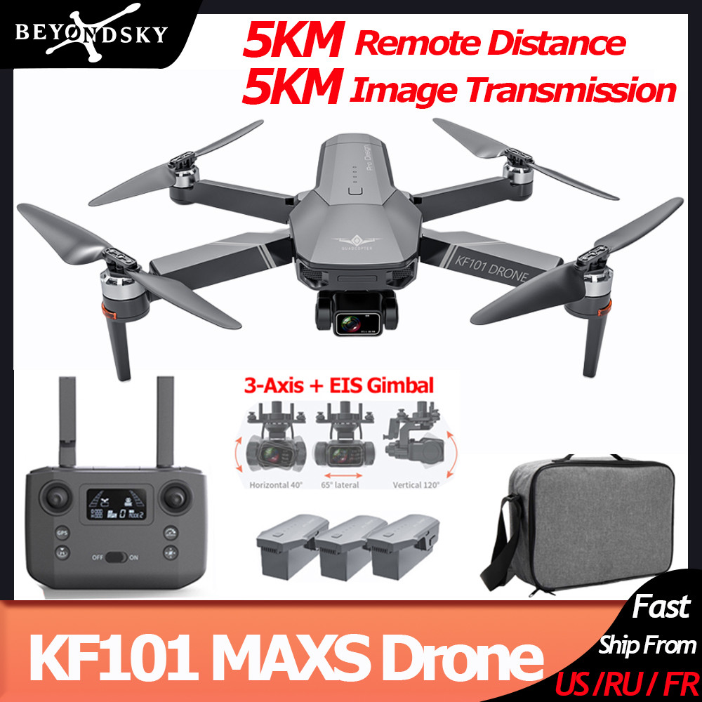 Jual KF101 MAX S GPS Drone 4K Camera 3-Axis EIS Gimbal FPV RC ...