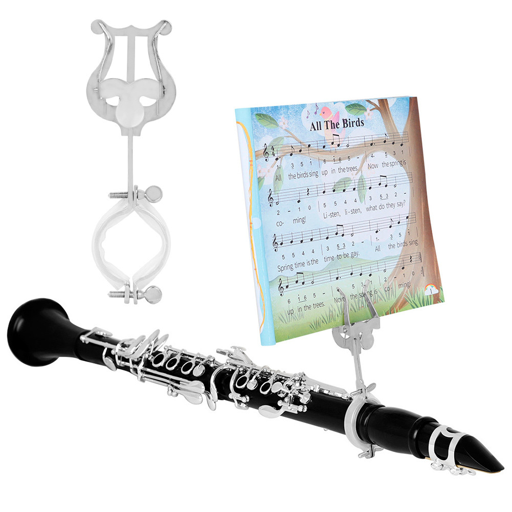Jual Clarinet Marching Music Clip Adjustable Piccolo Score Stand ...