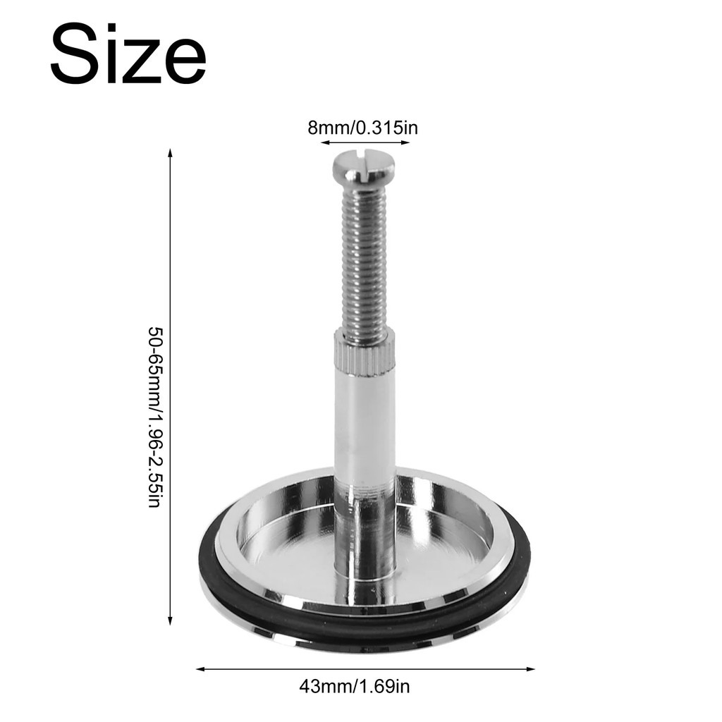 Jual 43Mm Bathtub Plug Adjustable Bath Pop Up Waste Stopper Plug Only ...