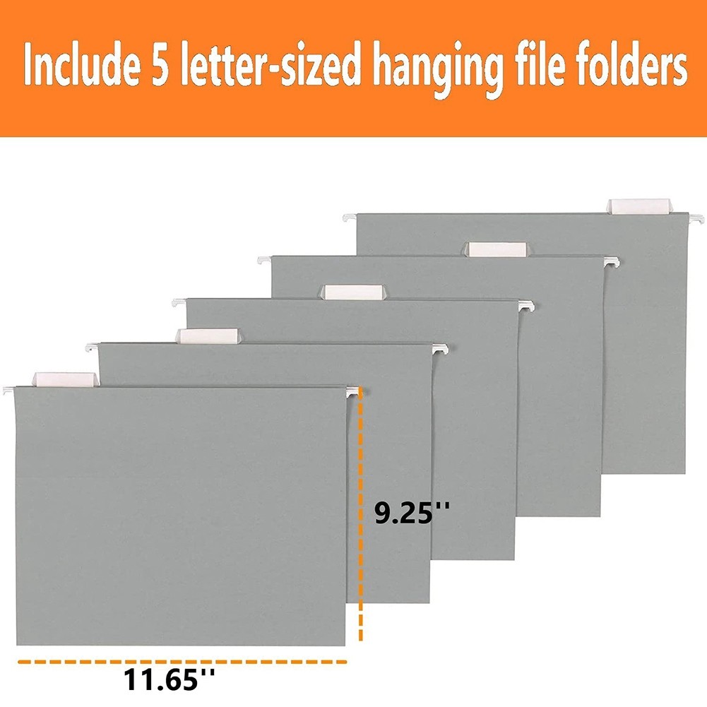 Jual Hanging File Organizer Filing Box,Metal Mesh File Desk Organizer ...