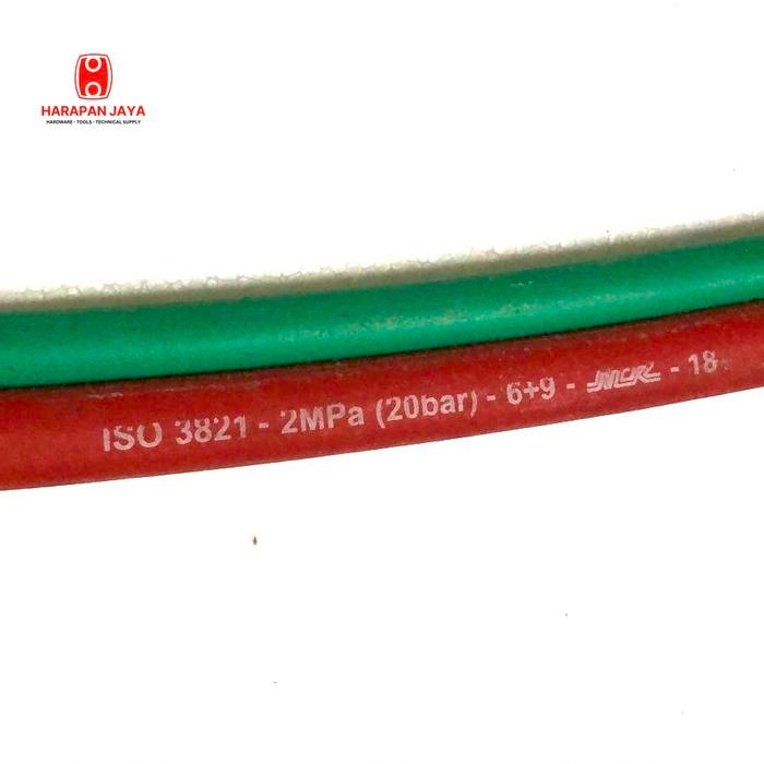 Jual SELANG LAS DOUBLE WELDING HOSE SLANG BLENDER OXYGEN ACETYLENE ...