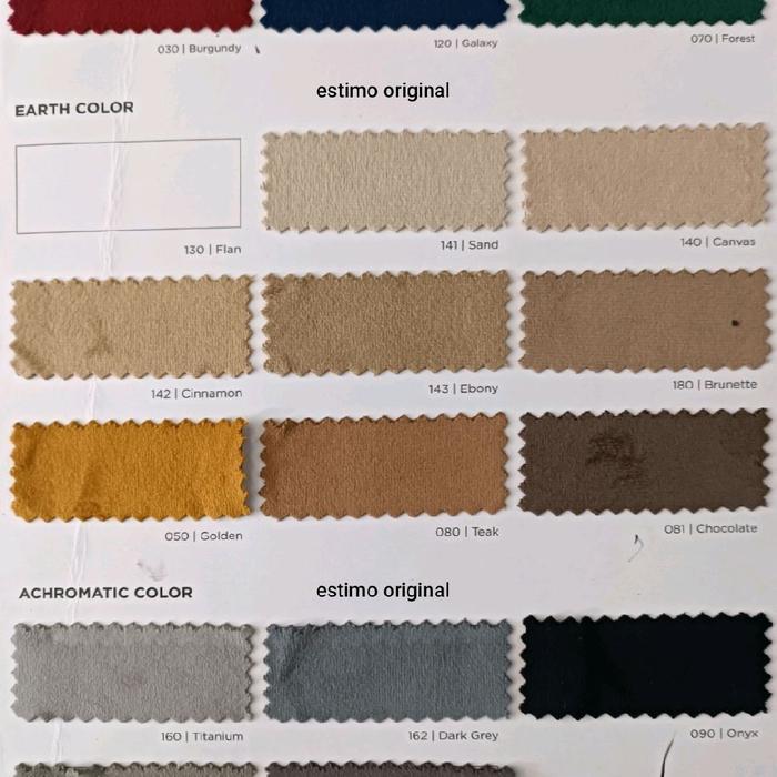 Jual Estimo Kain Jok Mobil Bludru Fabric Polos Harga Untuk Per 1 Meter ...