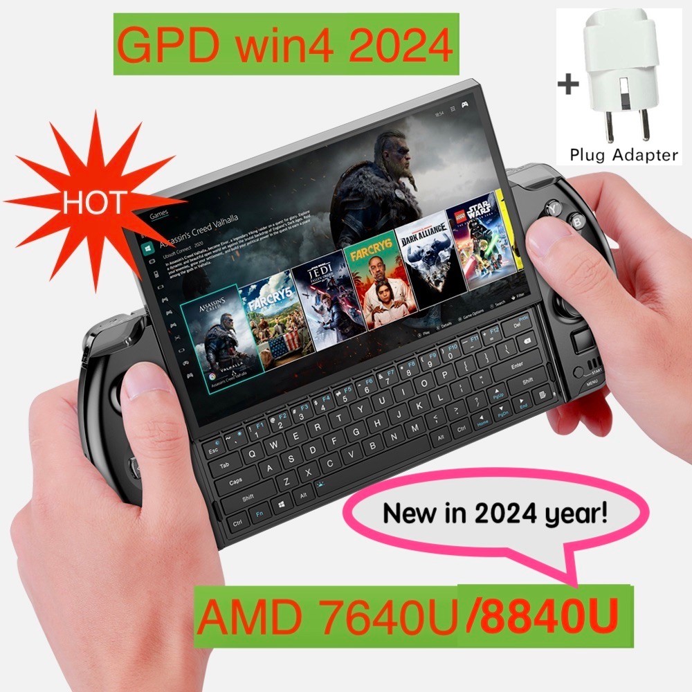 Jual Wholesale price GPD WIN4 2024 AMD 7640U/8840U 6 Inch Handheld ...