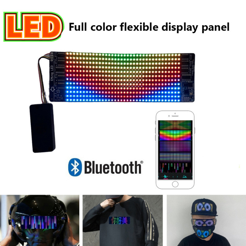 Jual Fullcolor Flexible LED Screen Display 12x36 Pixel 2121 RGB Matrix ...
