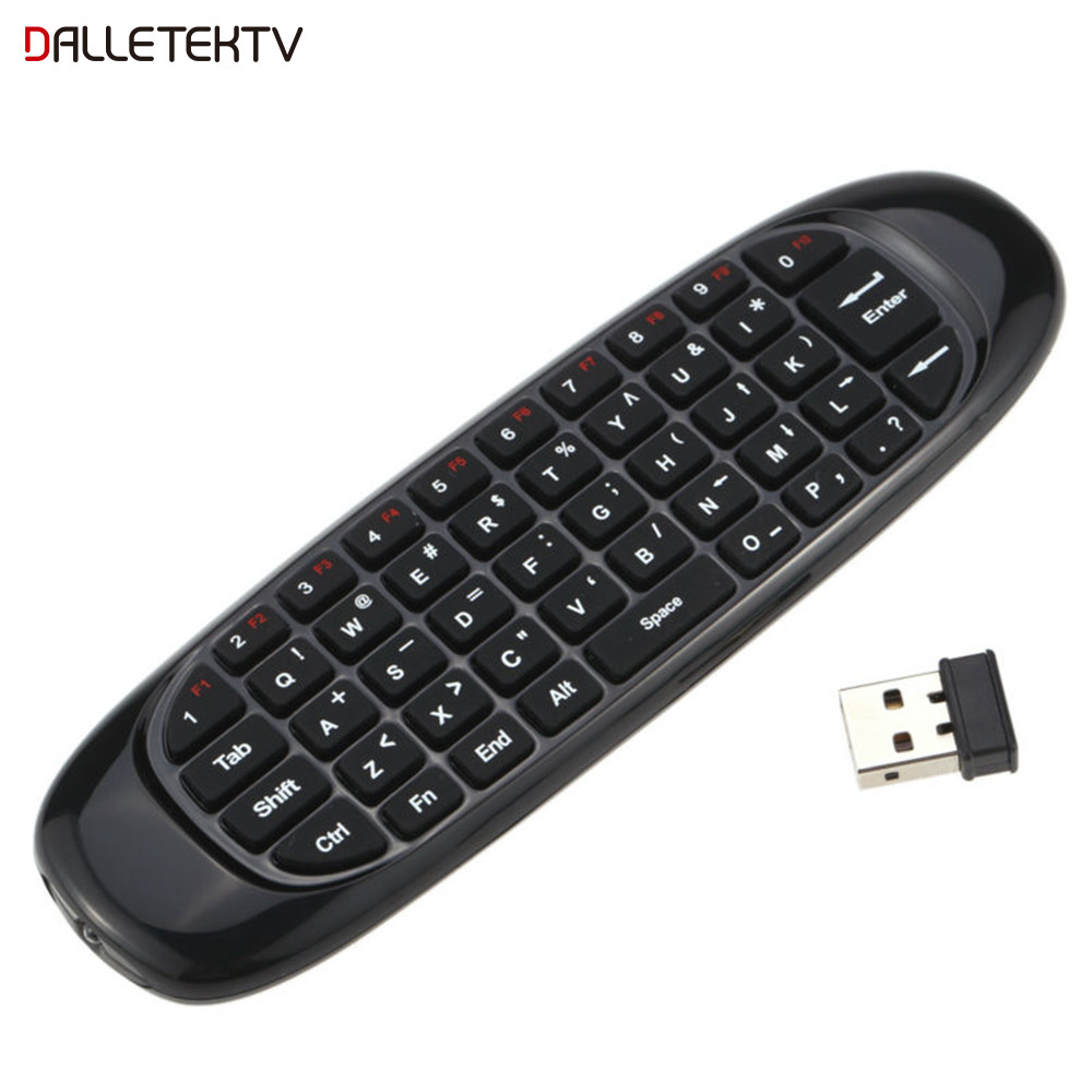 Jual Dalletektv C120 Gyroscope Mini Fly Air Mouse 2.4G Wireless ...