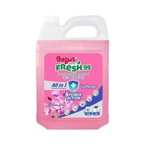 Jual BAGUS FRESH 99 LIQUID DETERGENT FREESIA SCENT JERIGEN 4.25 LITER ...