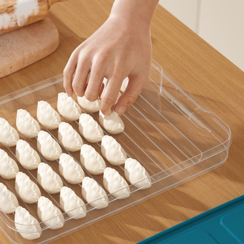 Jual 1/2/3/4 Layers Dumpling Box Refrigerator Organiser Food Storage ...