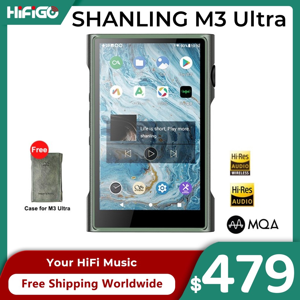 Jual SHANLING M3 Ultra HD Hi-Res Android Music Player Portable WiFi ...