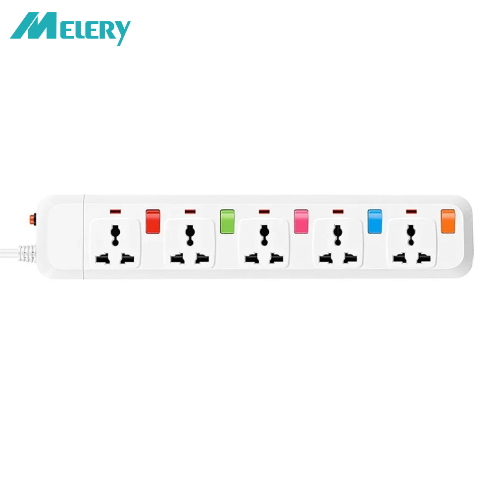 Jual Melery Electrical Power Strip 3/4/5 AC Universal Outlets US/UK/EU ...
