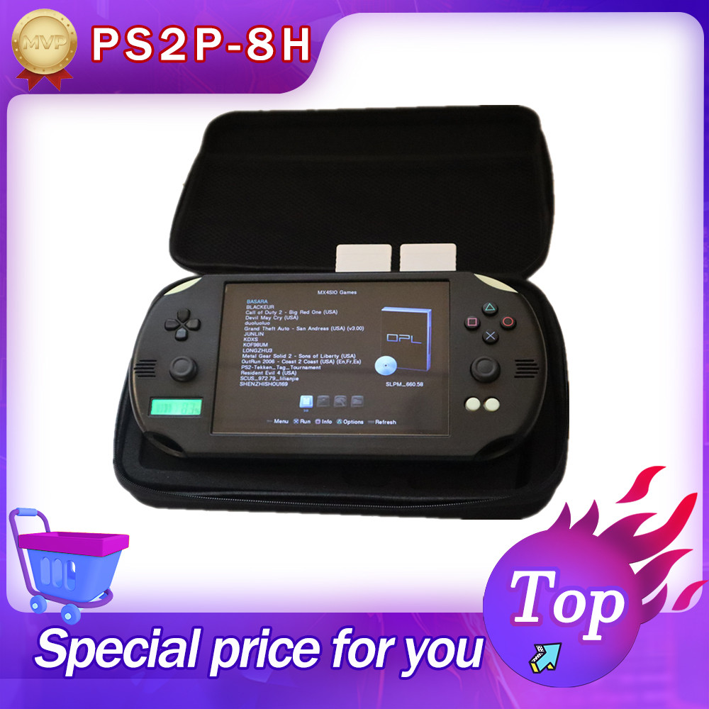 Jual 8 inch IPS for P/S2 Portable Arcade Player Collection Modified by ...