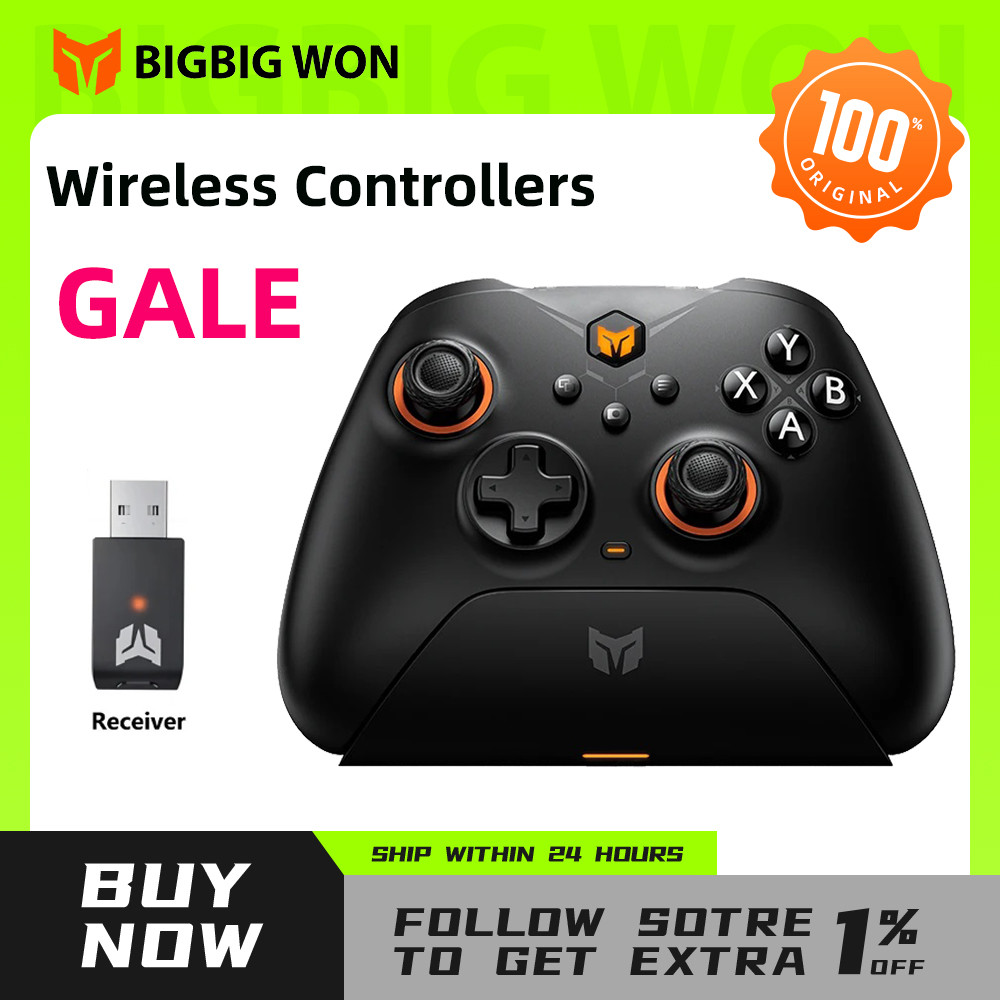 Jual Bigbig Won Gale Wireless Bluetooth Gaming Controllers For Switch ...