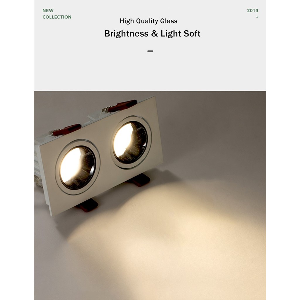Jual Modern simple anti-glare COB spotlight single/double LED down ...