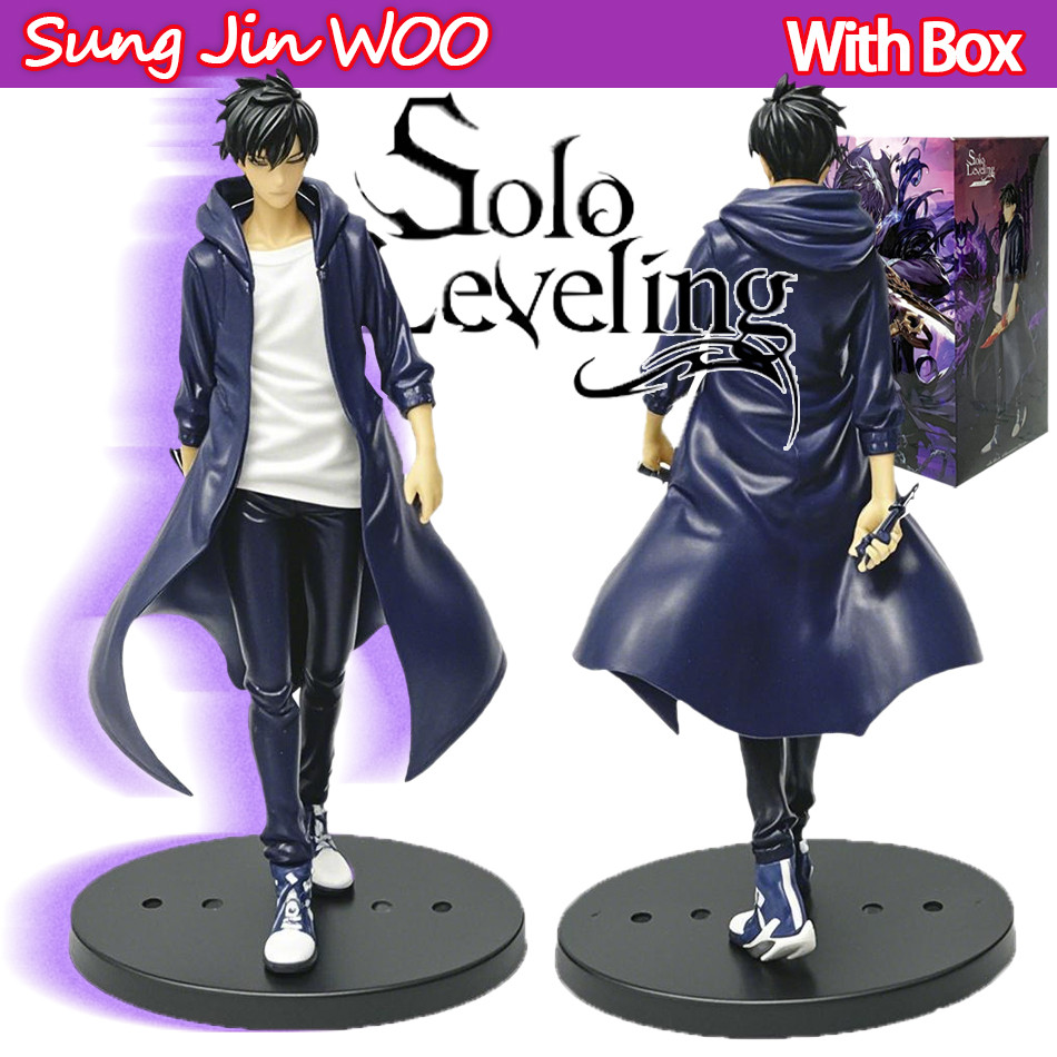 Jual In Stock Solo Leveling (Anime Version) Figure -Sung Jinwoo 21Cm ...