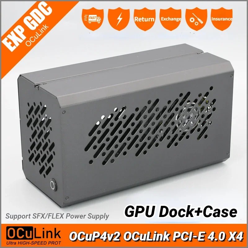 Jual NEW OCUP4V2 OCULINK GPU DOCK W REDRIVER CHIP METAL CASE NVME M.2 ...