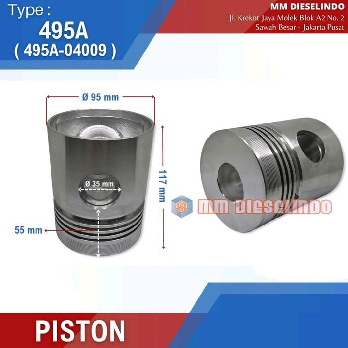 Jual Piston Diesel Engine 495A Shn495 Seher Genset Shanghai Original ...