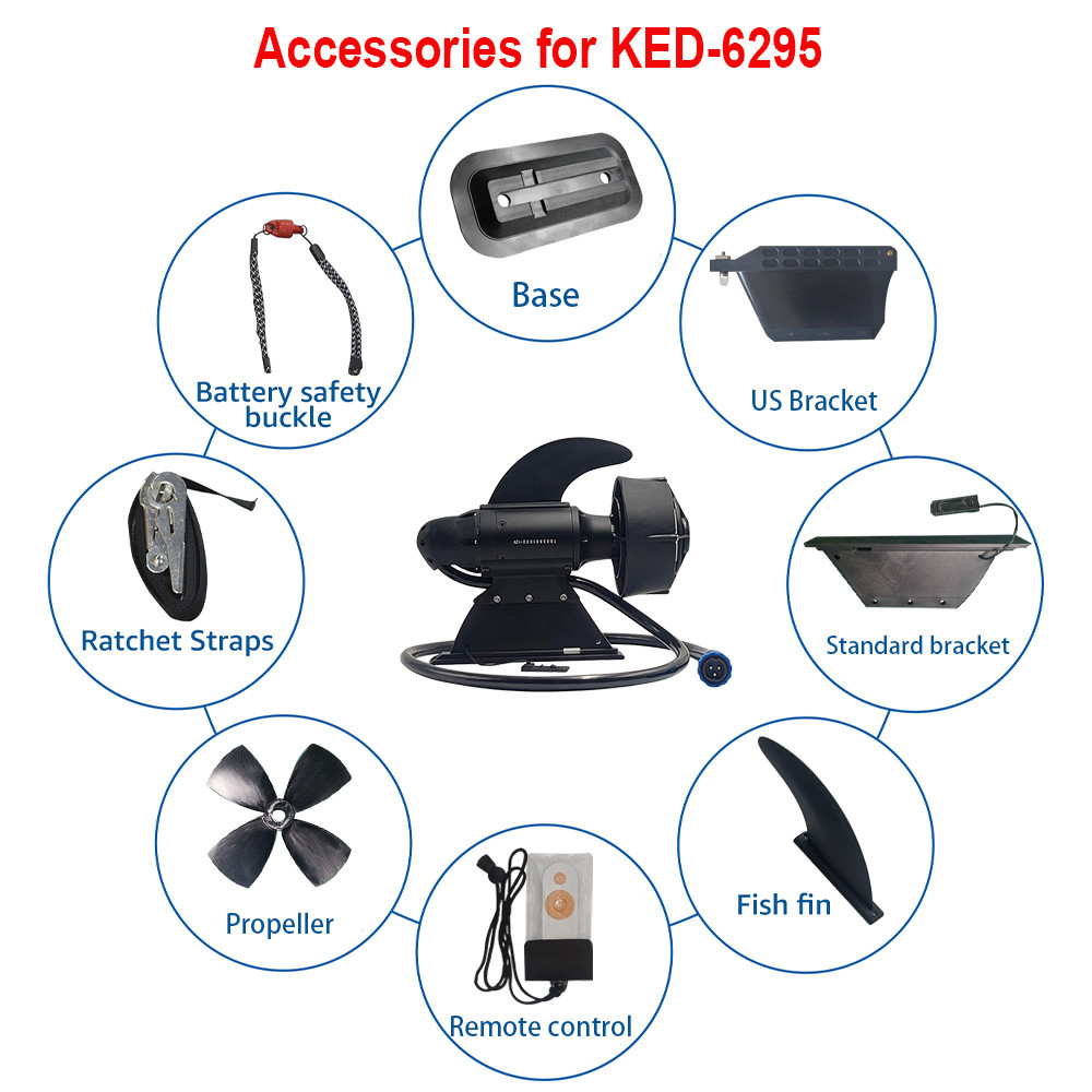 Jual Boat Accessories for Kedean TL6295 Underwater Thruster Motor,Base ...