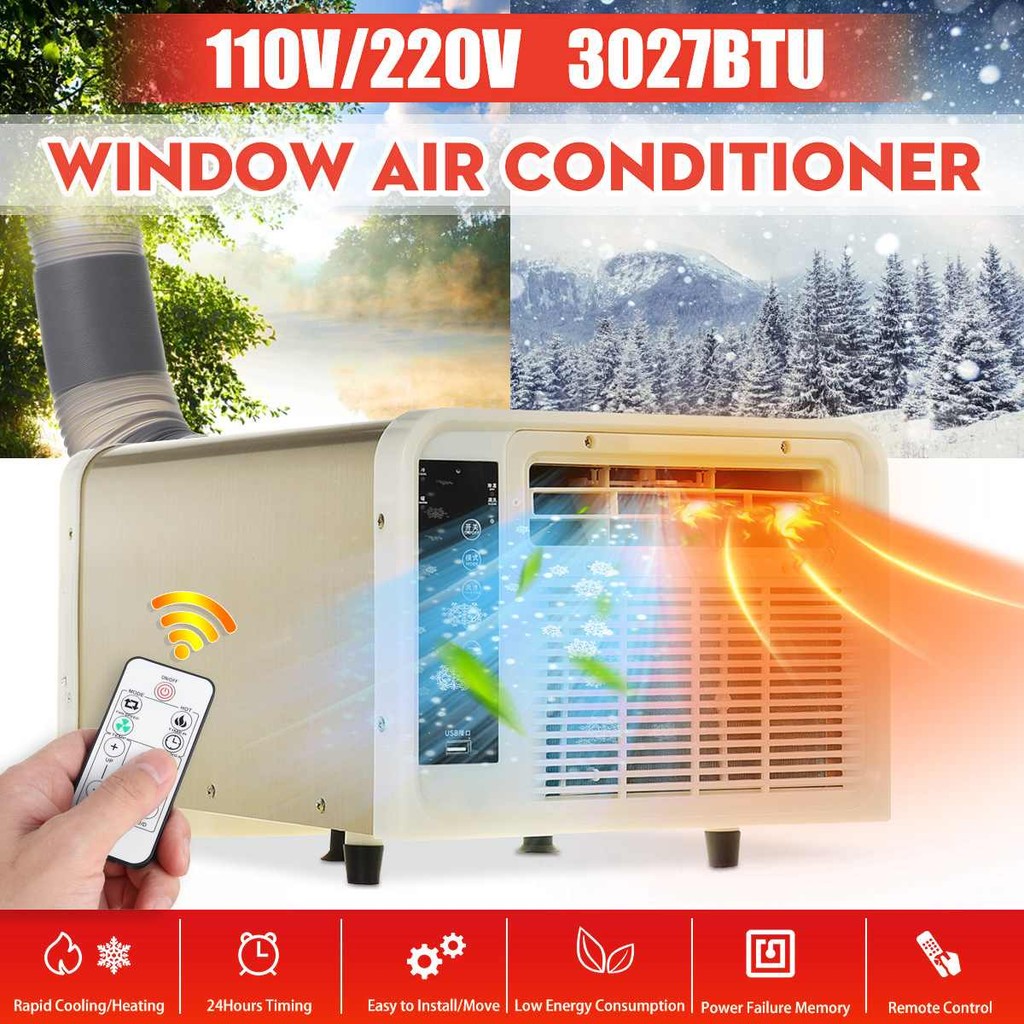 Jual Portable Window Air Conditioner 24 Hours Timer Cooling Heating ...
