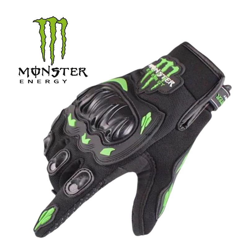 Jual Monster Energy Motorcycle Riding Gloves Four Seasons Universal ...