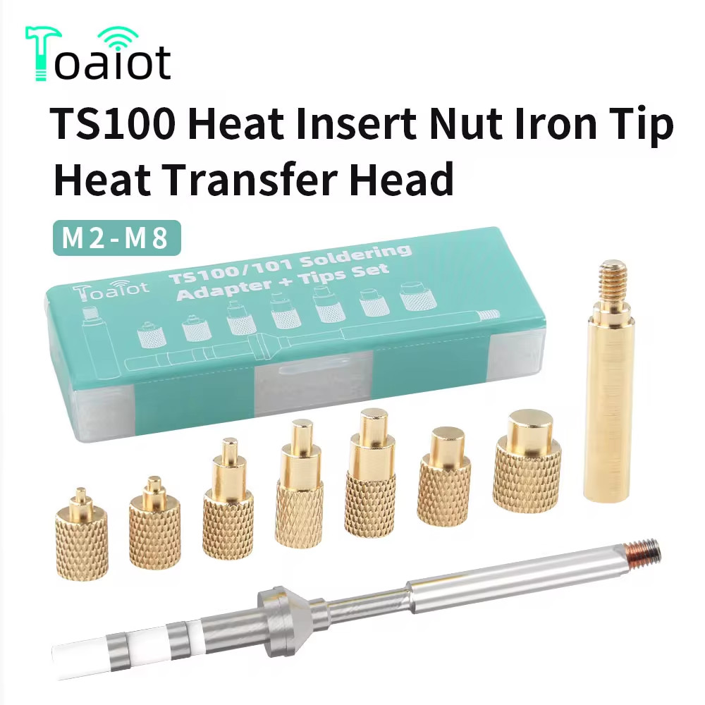 Jual PROMO TS100 Soldering Iron Tip Heat Insert Nut Iron Tip Insert ...