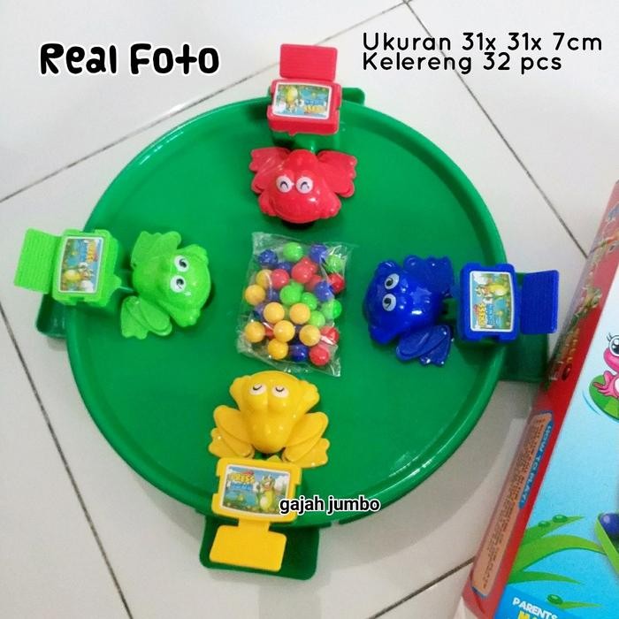 Jual Mainan Frog Eats Beans Feeding Frenzy Katak Kodok Makan Bola ...