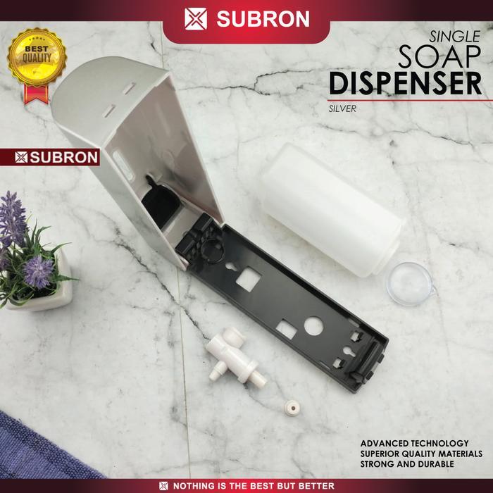 Jual cuct- Subron Soap Dispenser Double Tempat Sabun Cair Plastik Tebal ...