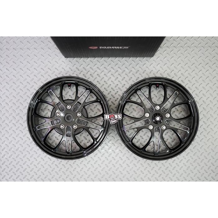 Jual Velg Marus W223 12inc Black Front & Rear Vespa Sprint Prima GTS S ...