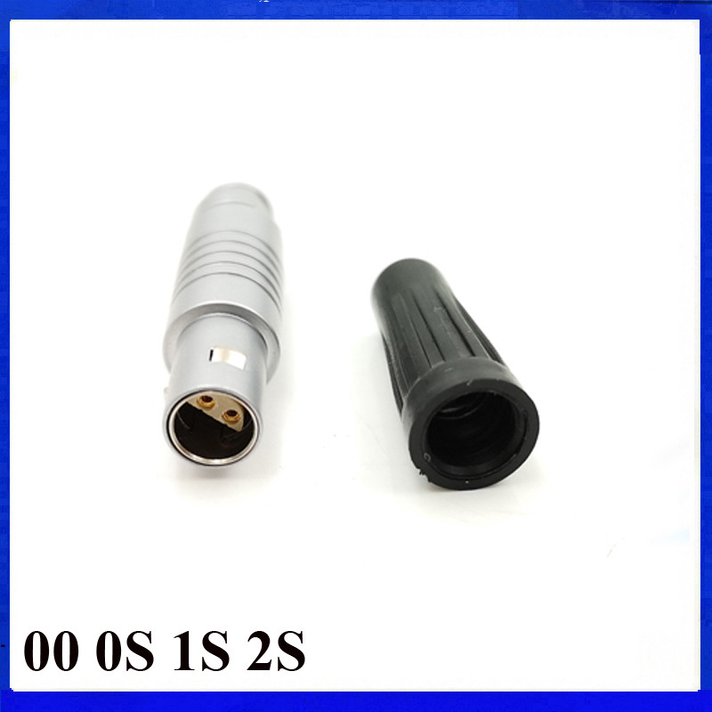 Jual FFA 00 0S 1 S 2S Circular Push Pull Straight FFA Half Moon Plug S ...