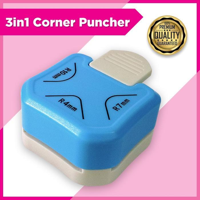 Jual Deli Tools - Pemotong Fillet Sudut 3 In 1 Pemotong Kertas Pelubang ...