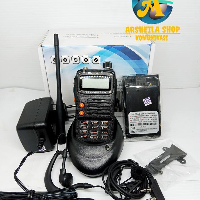Jual Ht weierwei uv V8 plus vhf original | Shopee Indonesia